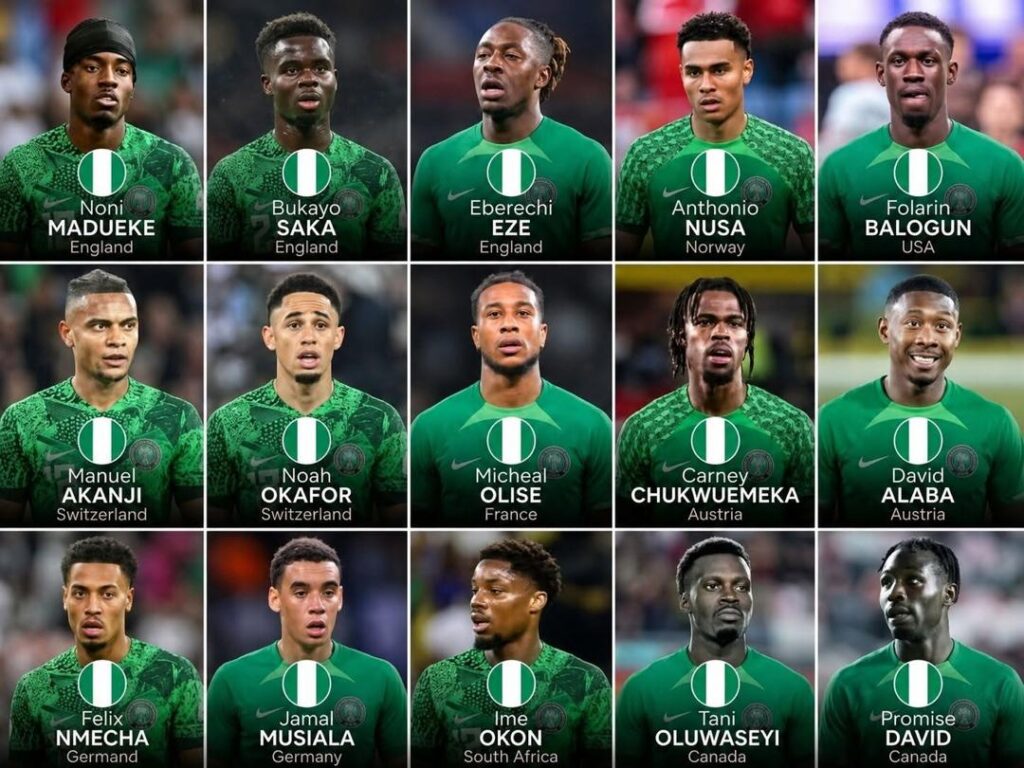 2026 FIFA World Cup: Bukayo Saka, Carney Chukwuemeka, Folarin Balogun ...